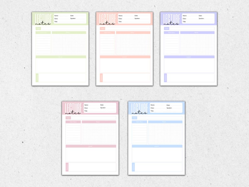 Editable Cornell Notes Template, Cornell Template, Cornell Method ...
