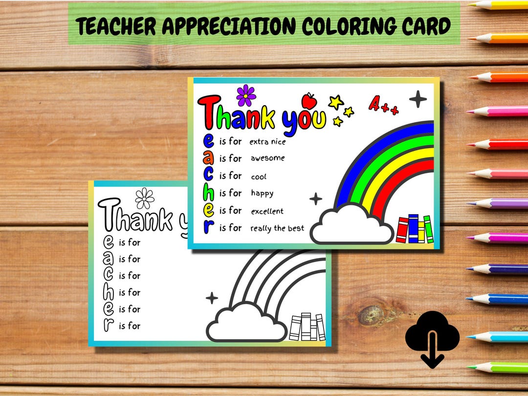 Teacher Appreciation Gift Printable, Teacher Appreciation Gift, Daycare ...