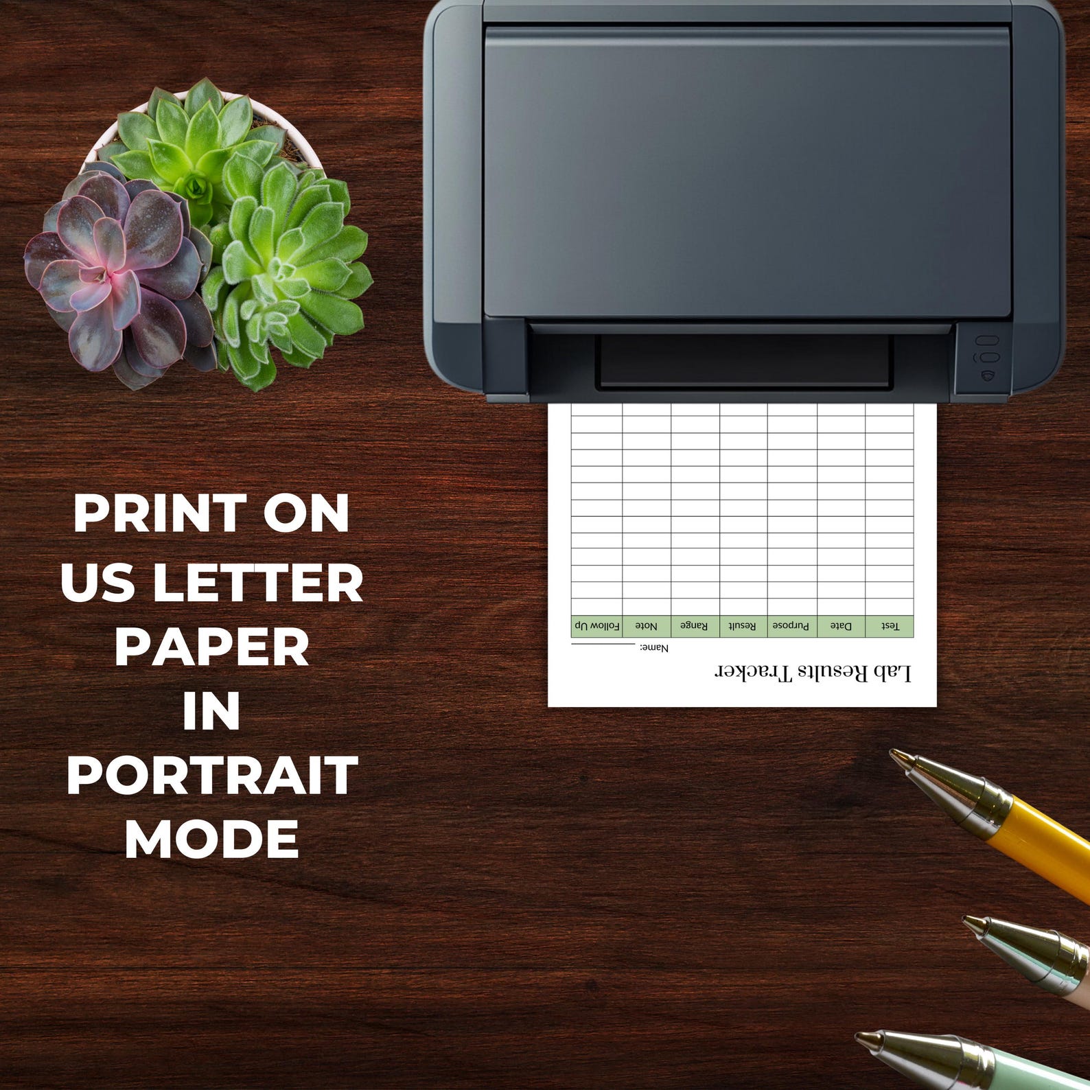 Editable Lab Results Tracker, Lab Tracker, Caregiver Log, Caregiver ...