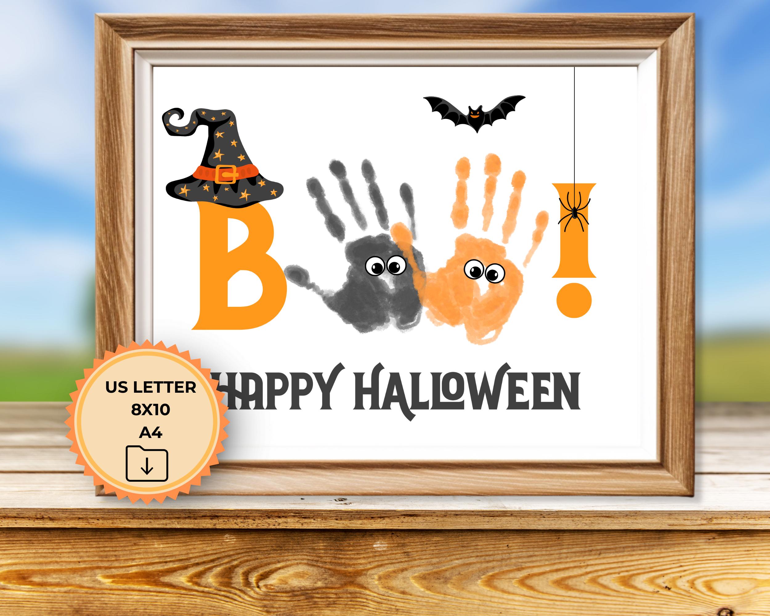 Halloween Handprint Art, Handprint Craft, Footprint Art, Handprint ...