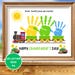 Grandparents Day Handprint Art, Handprint Craft, Grandparents Gift ...