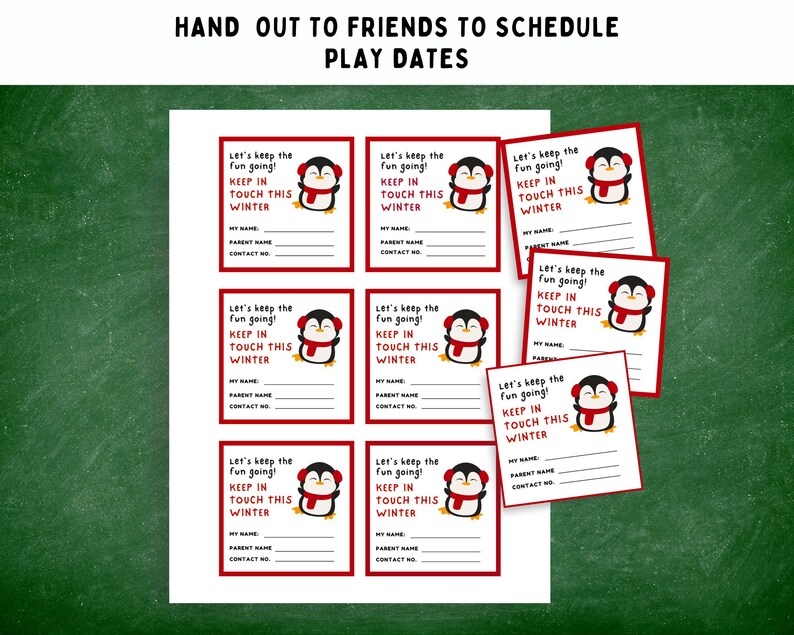 Editable Winter Playdate Invitation Cards for Kids, Let's Play Kids ...