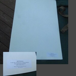 1995 BOTTICELLI FULL CALENDAR Sandro Botticelli Large Vintage Wall ...