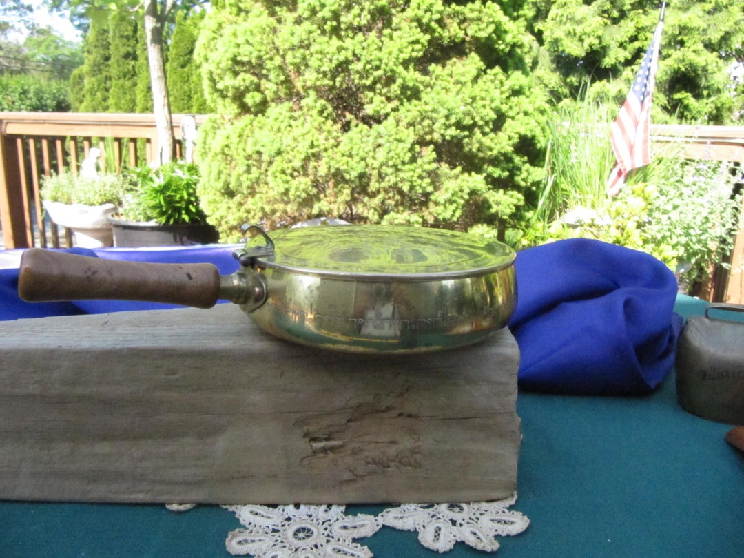 SIGG SWITZERLAND SILENT Butler of Plated Brass With Lid,brass Butler's ...