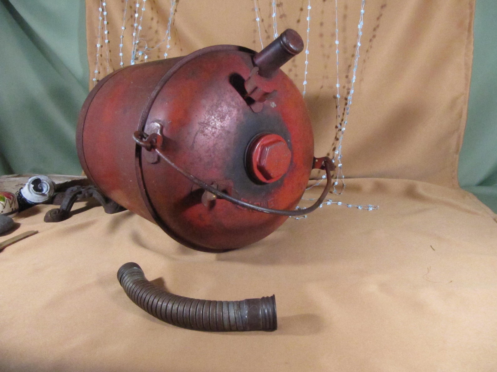 Vintage Gas Can Garage Decor Gasoline Metal Can Man Cave | Etsy