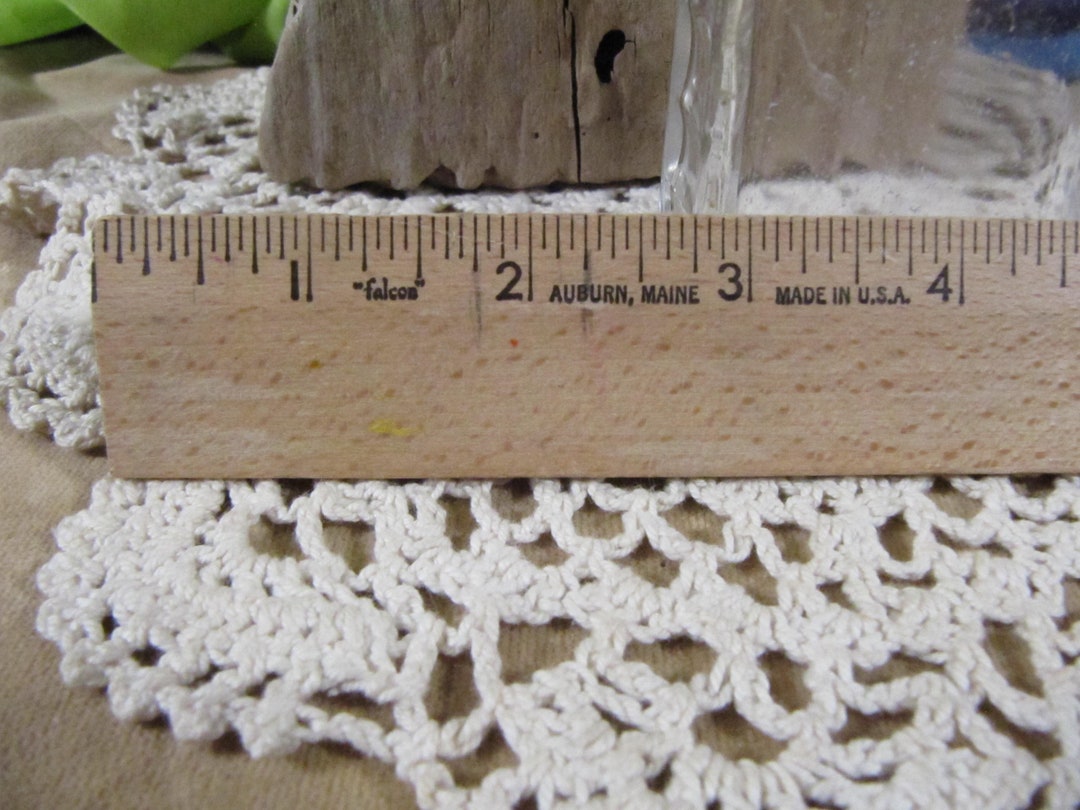 ANTIQUE WOODEN RULER, 12 Inch Solid Wood Falcon Wood Ruler, Thick Heavy ...