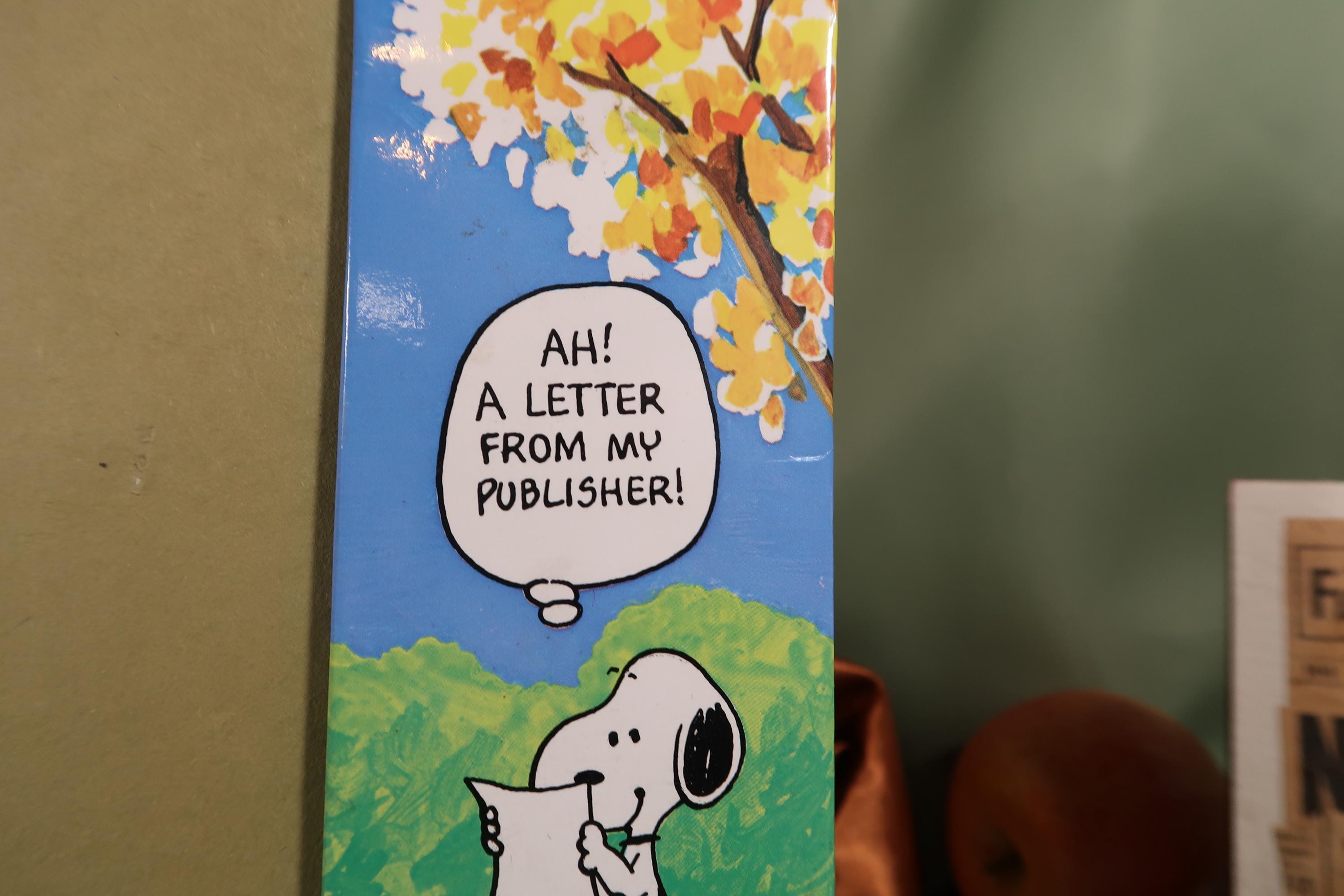 Vintage Charlie Brown and Snoopy Desk Mat Blotter - Etsy