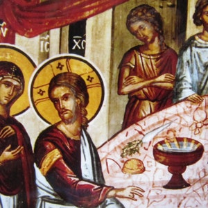 GREEK ORTHODOX LAST Supper Vintage Last Supper Wood Frame Jesus Christ ...