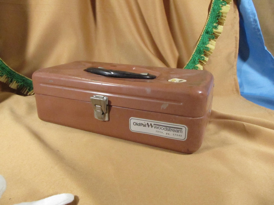 OLDPAL WOODSTREAM Antique Tool Box, Metal Tool Box, Union Utility Chest ...