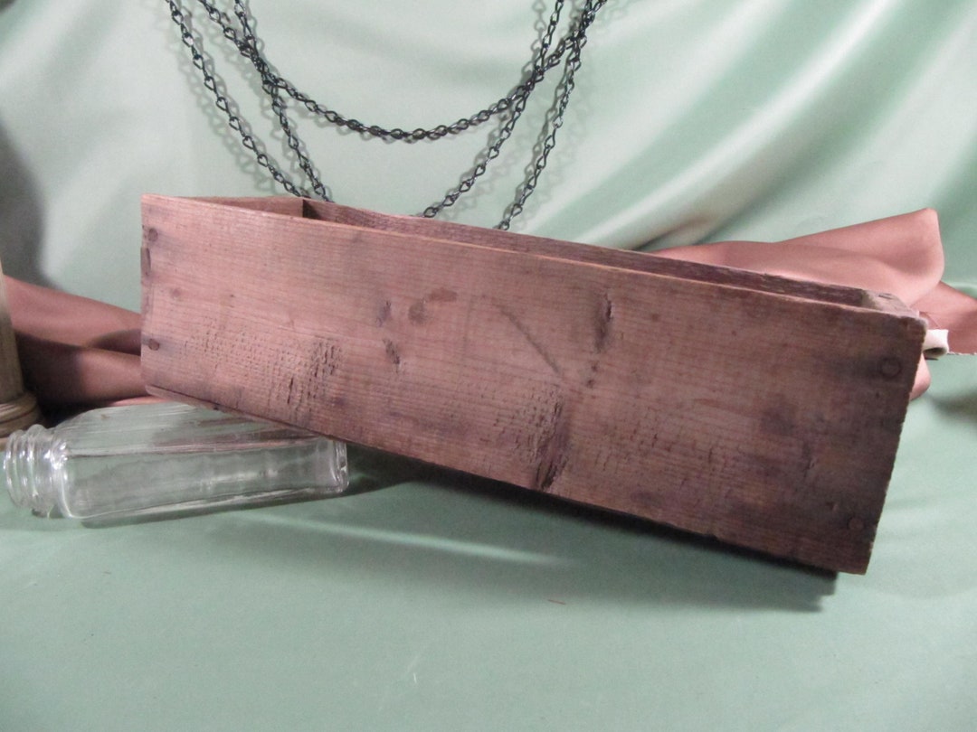 ANTIQUE WOOD Box,miniature Crate Like Antique Wood Box Former Food ...