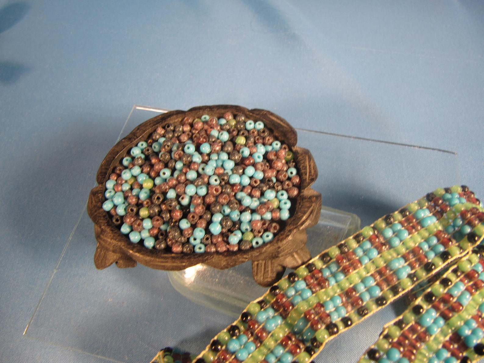 ANTIQUE BEADS to REPURPOSE, 26 Inch by 1 Inch Sah of Antique Beads ...
