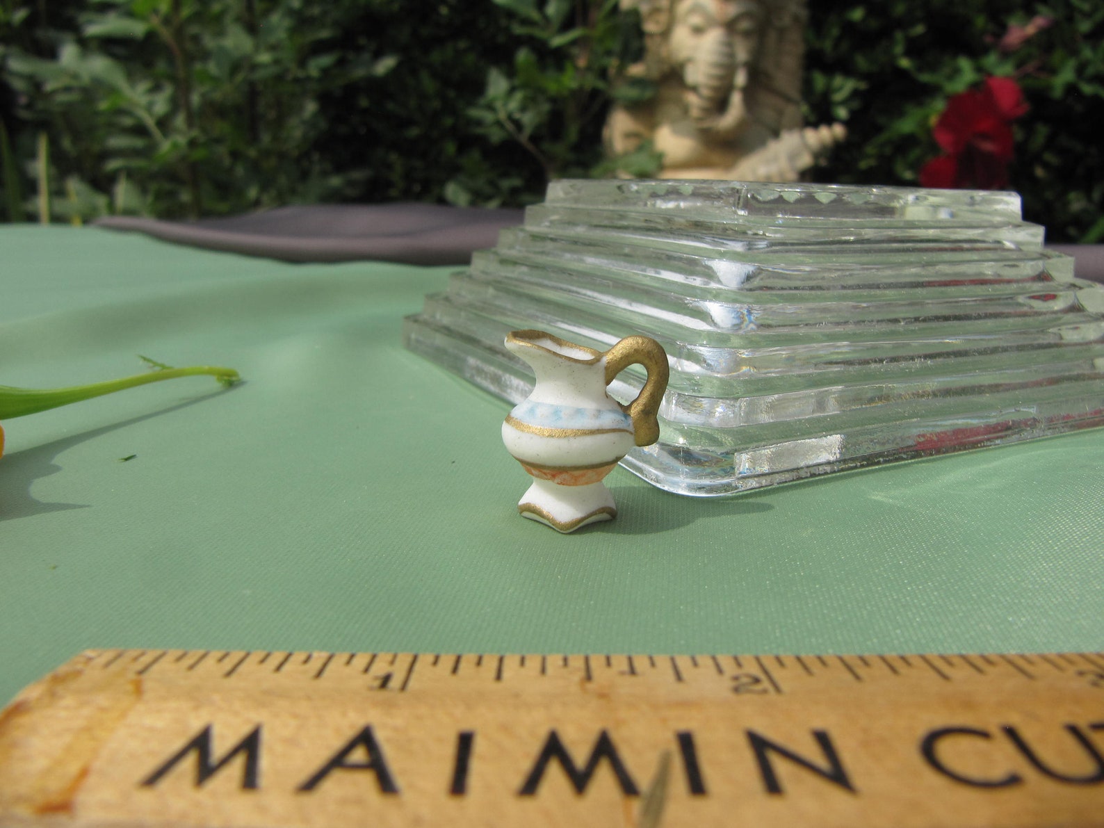 MINIATURE PITCHER Japantiny Ceramic Pitcher With Gold Trim - Etsy