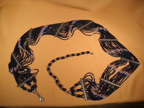 NATIVE AMERICAN BEADED Belt Vintage Beaded Belt Very Large | Etsy