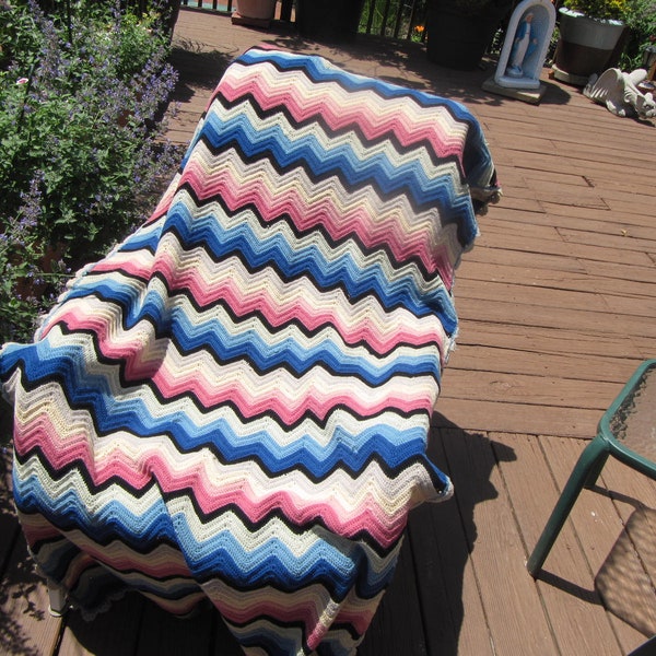 Multi Colored Throw - Etsy