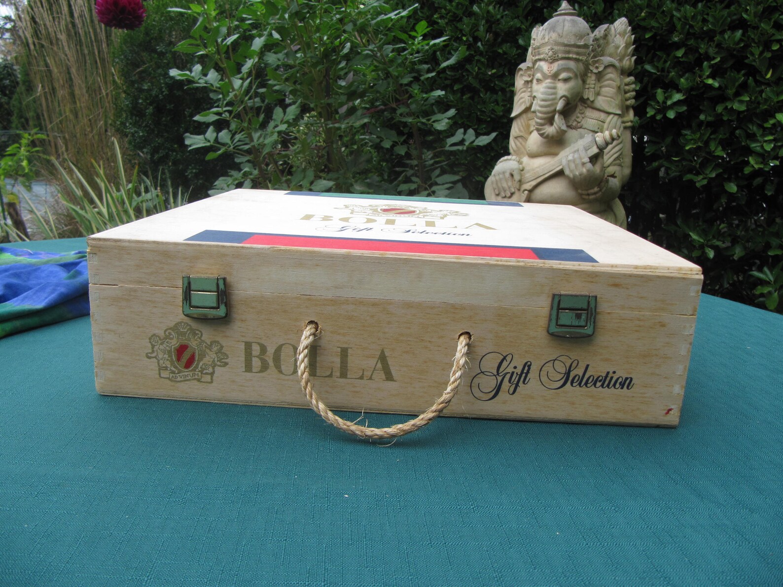 VINTAGE WOOD BOX, Bolla Wine Box From the 1980's, Wooden Crate From ...