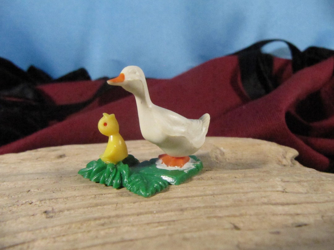 PEKIN DUCK MINIATURE, Miniature Life Like Figurine, Mini Duck,tiny Duck ...