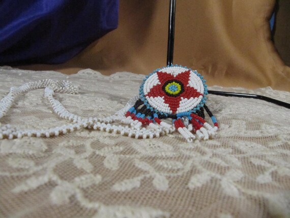 NATIVE AMERICAN VINTAGE Star Shield of Beads, Beadwor… - Gem