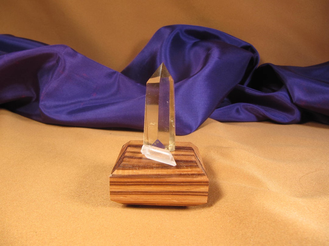 SMOKEY QUARTZ ALTAR, Two Inch Polished Smokey Quartz With Cut Base on ...