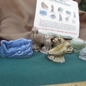 Vintage Wade Animals Set, Vintage Porcelain Mini Figurines, Wade ...