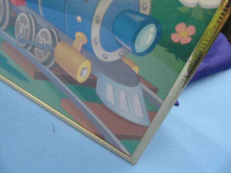 DISNEY O.S.P PRINT of Disney Characters on Train 16 Inch by | Etsy