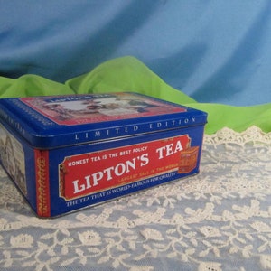 VINTAGE TEA BOX Lipton Limited Edition 1920 Design - Etsy