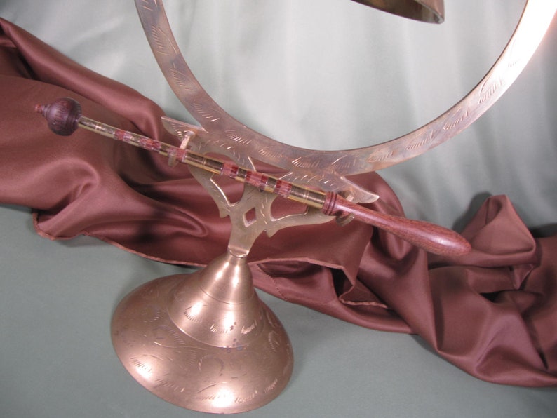 ANTIQUE HOTEL RECEPTION BellLarge Brass Bell on stand made in | Etsy