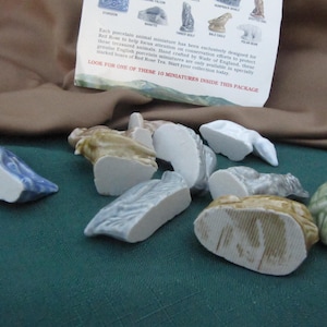 Vintage Wade Animals Set, Vintage Porcelain Mini Figurines, Wade ...