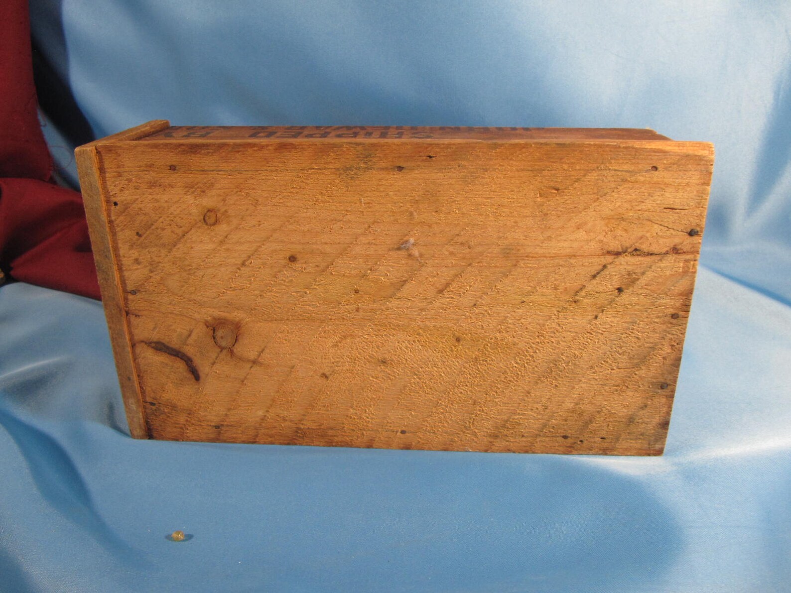 ANTIQUE WOOD BOX, Repurposed White Horse Distillers Glasgow Scotland ...