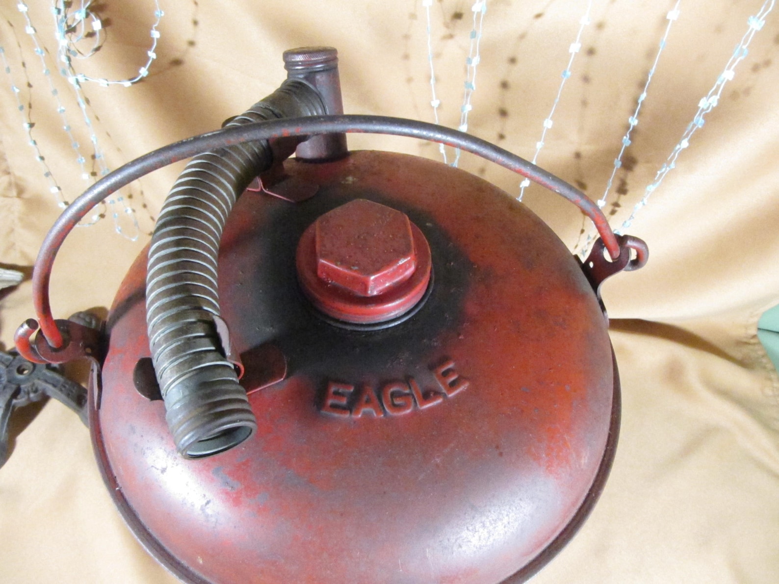 Vintage Gas Can Garage Decor Gasoline Metal Can Man Cave | Etsy