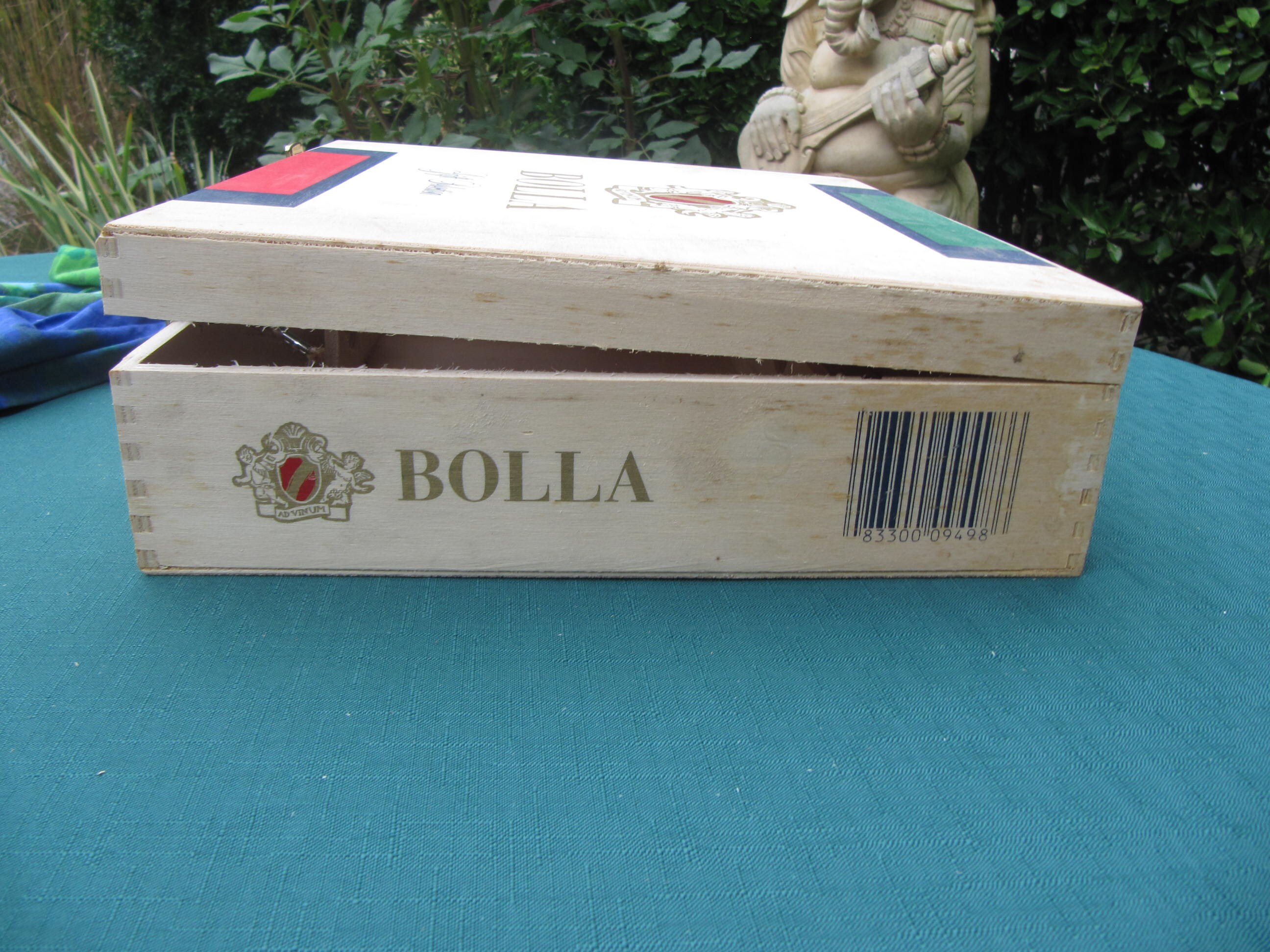 VINTAGE WOOD BOX, Bolla Wine Box From the 1980's, Wooden Crate From ...