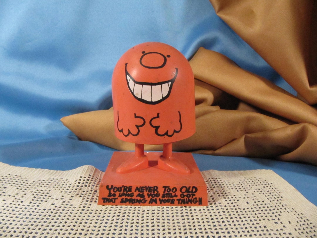 NEVER TOO OLD, Novelty Gift With Bouncing Head on Spring, You Are Never ...