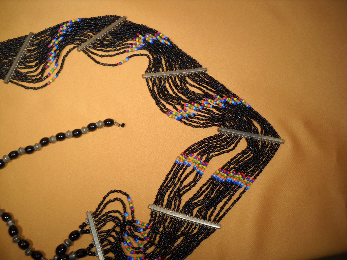 NATIVE AMERICAN BEADED Belt Vintage Beaded Belt Very Large - Etsy