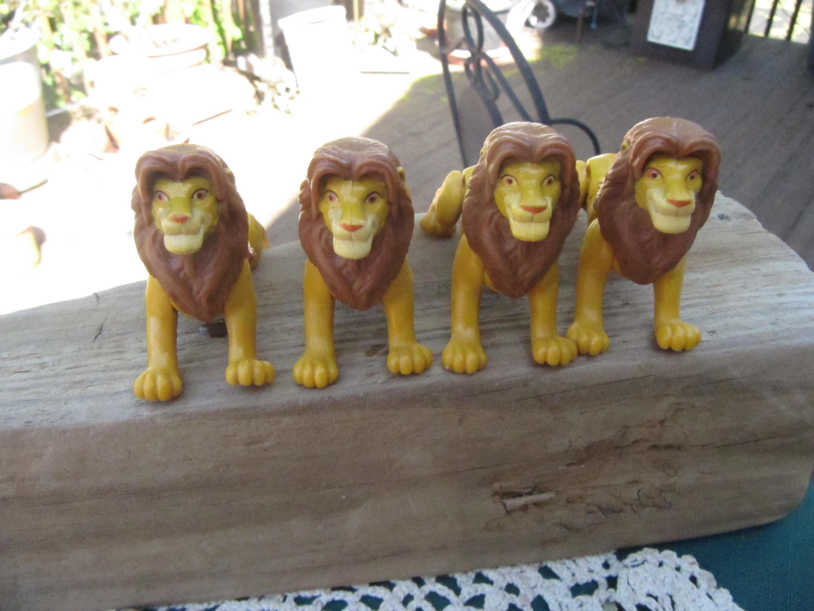 LION KING MUFASA Small Rubber Figurine Authenctic Disney Lion - Etsy ...