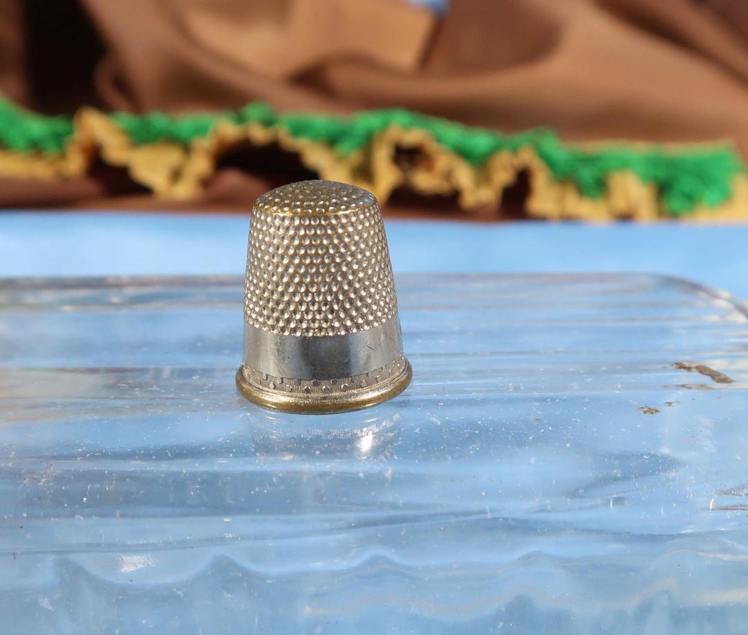 ANTIQUE GERMAN THIMBLE Thimble Vintage Finger Thimble,sewing Thimble ...