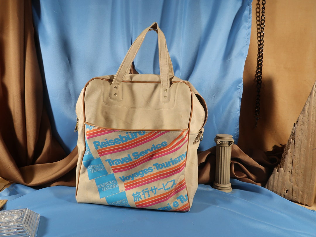 AMERICAN EXPRESS CARRY on Shoulder Bag,luggage From the 1970, Tote Bag ...