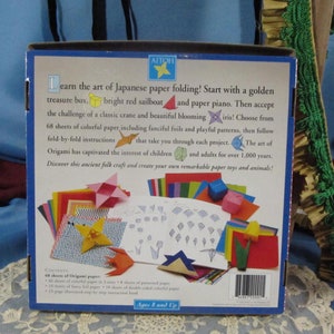 ORIGAMI KIT, the Ancient Art of Origami Paper Folding Kit From 1995 New ...