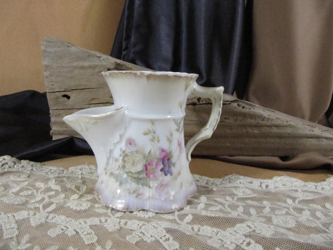 BAVARIA GERMANY SCUTTLE Cup, Vintage Shaving Accessory, Porcelain ...
