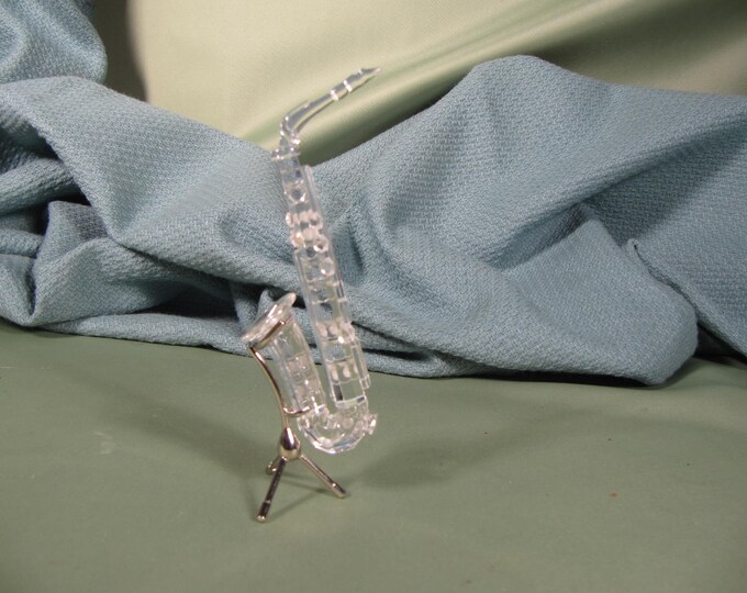 SWAROVSKI CRYSTAL SAXOPHONE, Swarovski Crystal Saxophone With Original ...