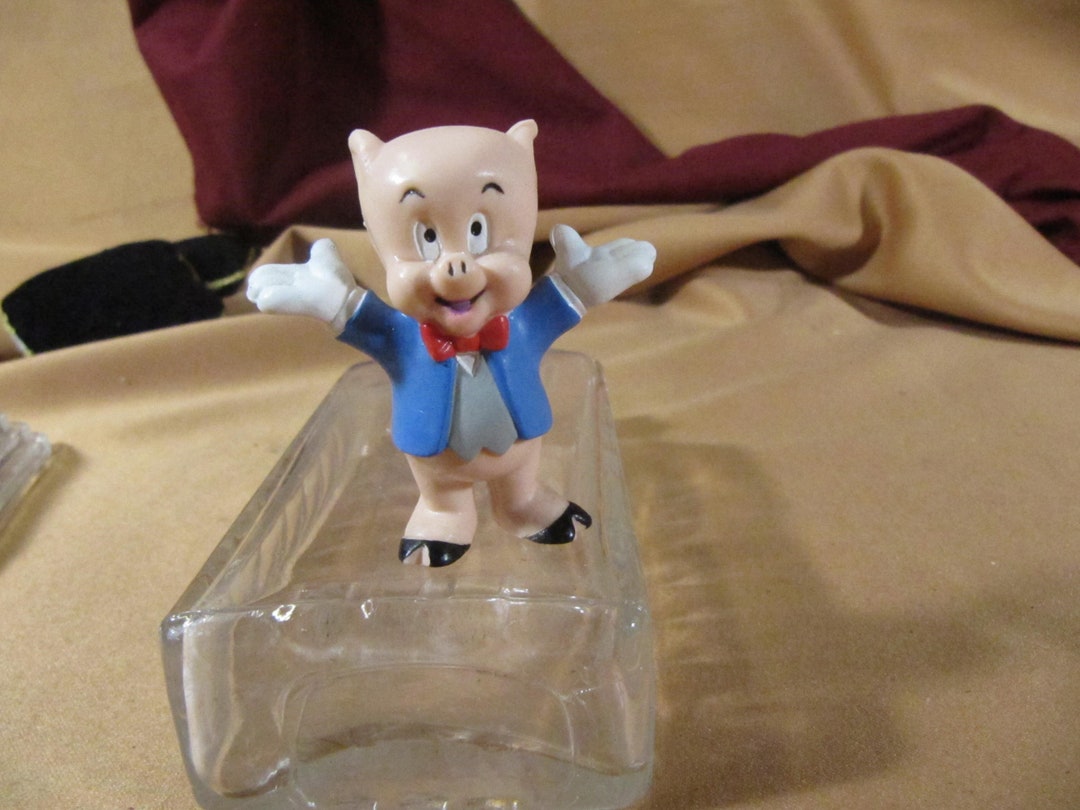 PORKY PIG MINIATURE Figure, Applause Warner Brothers Trademark 2 Inch ...