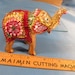 MINIATURE ELEPHANT, Mirrored and Decorated Elephant From India ...