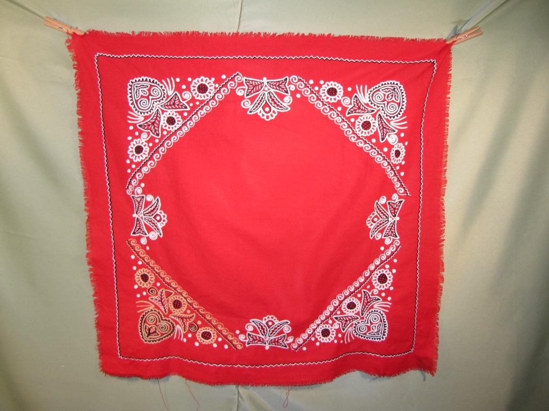 LINEN MAT of SLAVIC Woven Fabric, Traditional Slavic Fabric Design, Mat ...