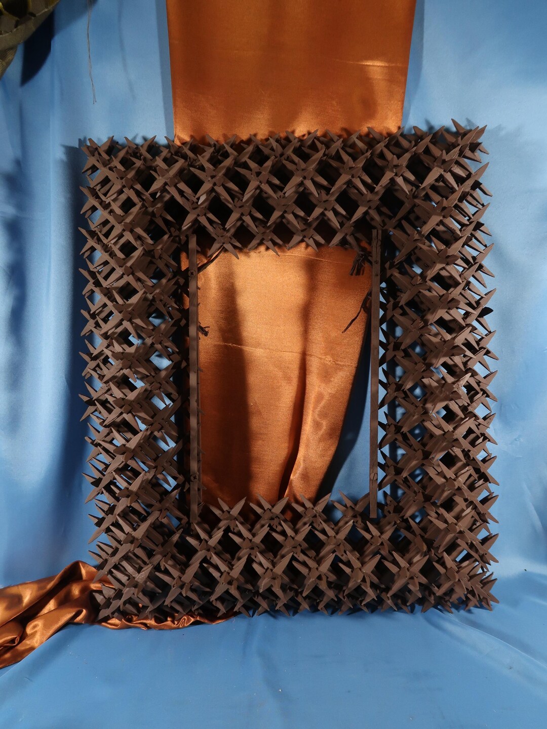 CROWN of THORNS TRAMP Art, 24 Inch Christs Crown of Thorns Frame, Folk ...