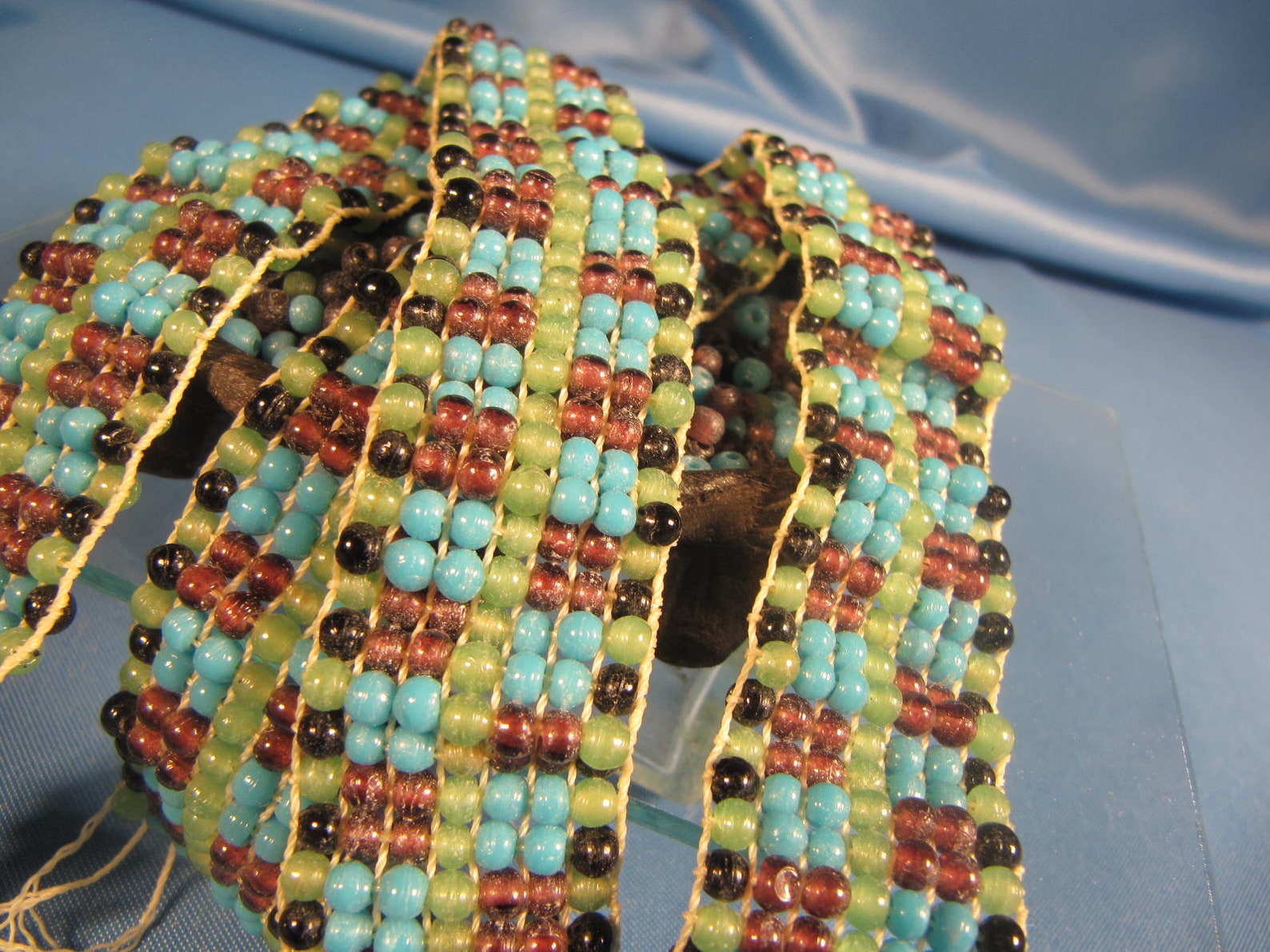 ANTIQUE BEADS to REPURPOSE, 26 Inch by 1 Inch Sah of Antique Beads ...