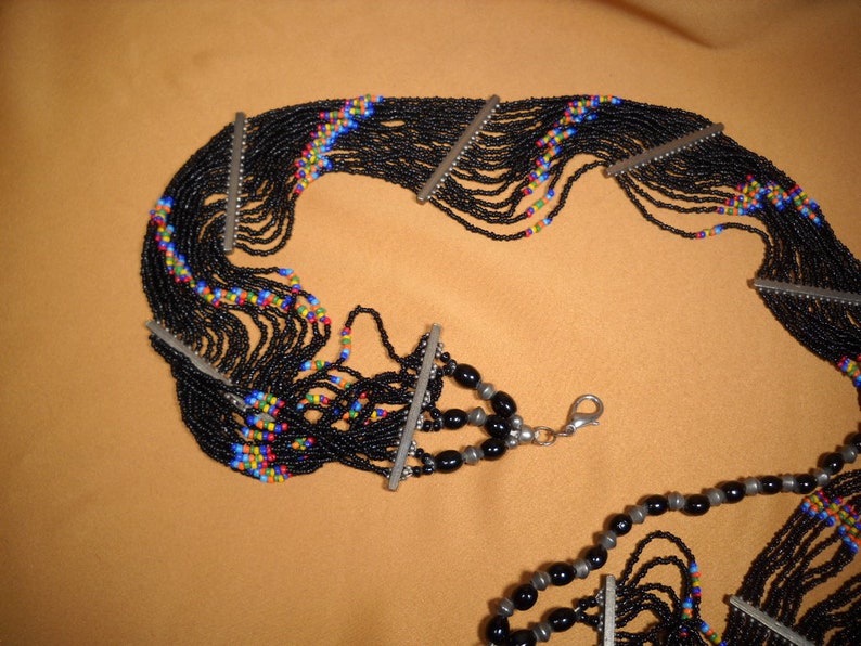 NATIVE AMERICAN BEADED Belt Vintage Beaded Belt Very Large - Etsy