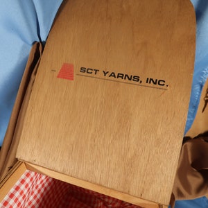 Antique Picnic Basket, Yarn Basket by SCT Yarns Vintage Wicker Basket ...