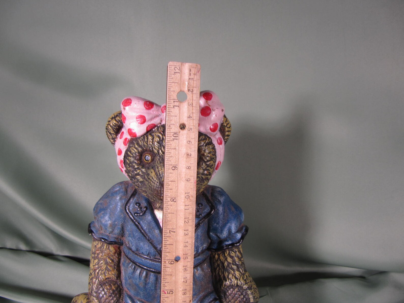 TEDDY BEAR DOOR Stop Cast fer Antique Girl Bear Door Stop - Etsy France