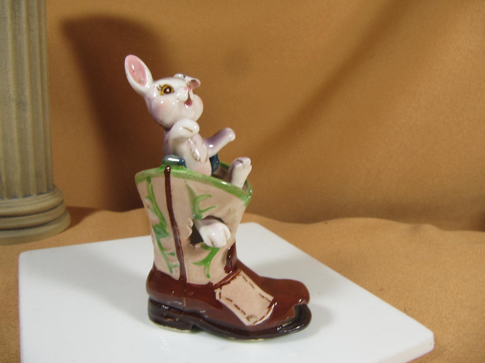 BUNNY in BOOT CERAMICS Made in Japantiny Rabbit Made of | Etsy