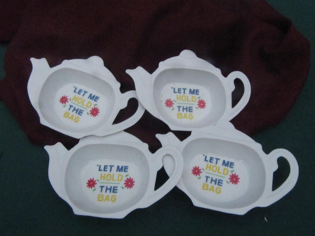 TEA BAG DISH, Plastic Ceramic Plate for Tea Bag, Pottery Plate Discard ...