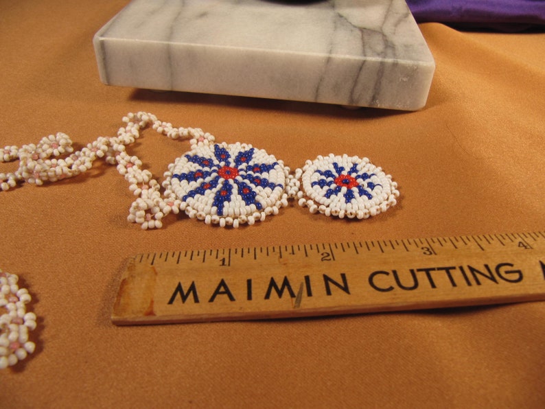 NATIVE AMERICAN VINTAGE Star Shield of Beads Beadwork of Star | Etsy