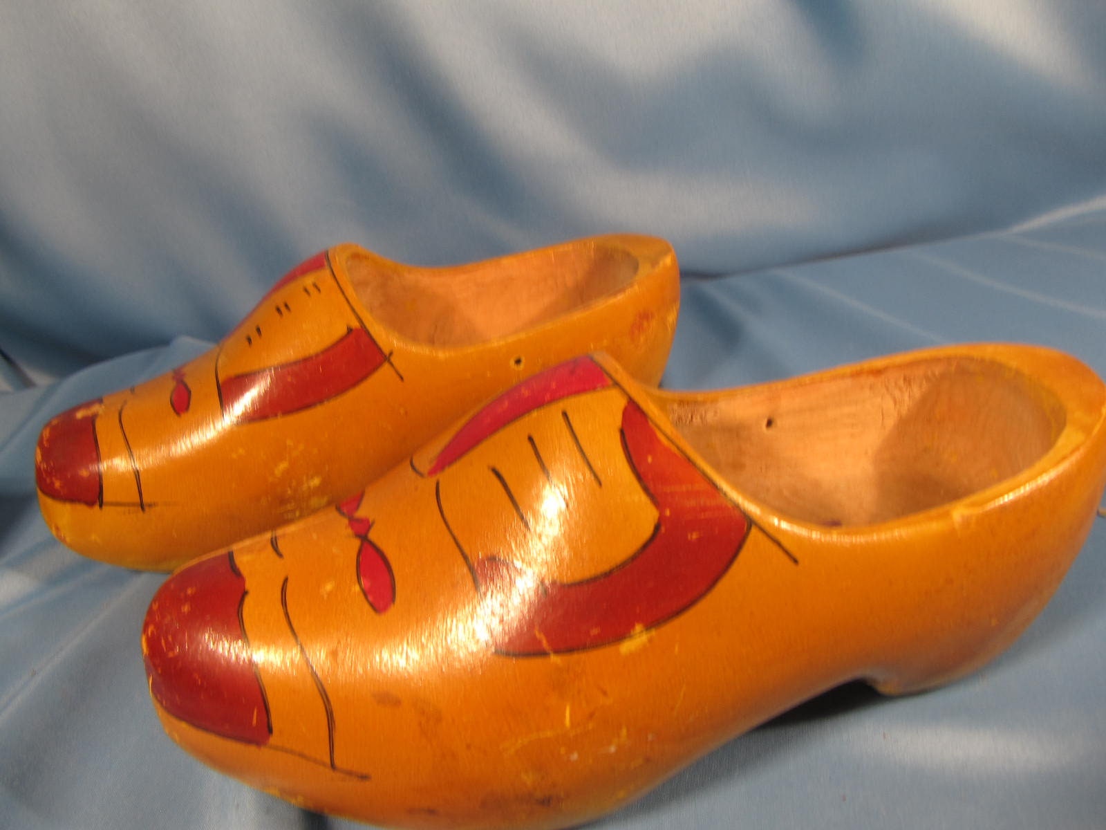 VINTAGE KLOMPEN CLOGS, Vintage Wooden Shoes, Dutch Klompen Wood Clogs W ...